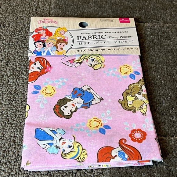 Disney | Office | Disney Princess Cut Cloth Fabric Square Sewing Crafts ...
